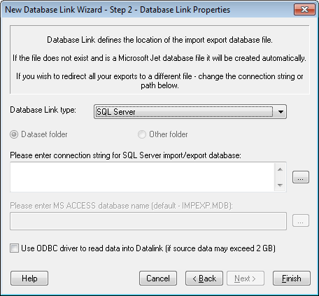 AXIS KB #1921 - Exports to SQL Server