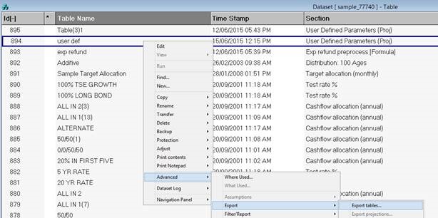 AXIS KB #1961 - How to Import AXIS Table Values and Links