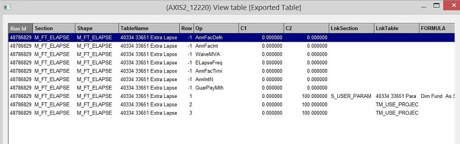AXIS KB #1961 - How to Import AXIS Table Values and Links